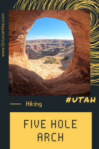 Hiking to Five Hole Arch - Girl on a Hike