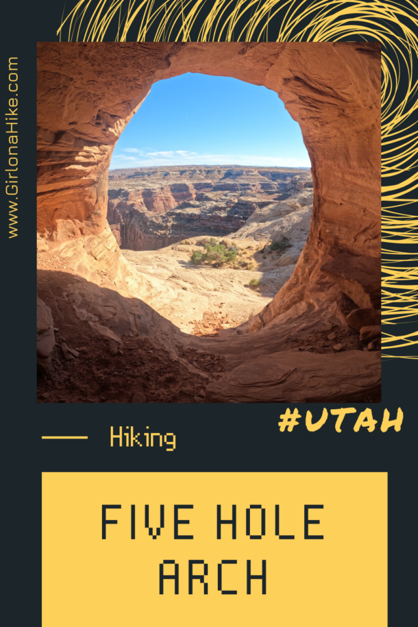 Hiking to Five Hole Arch - Girl on a Hike