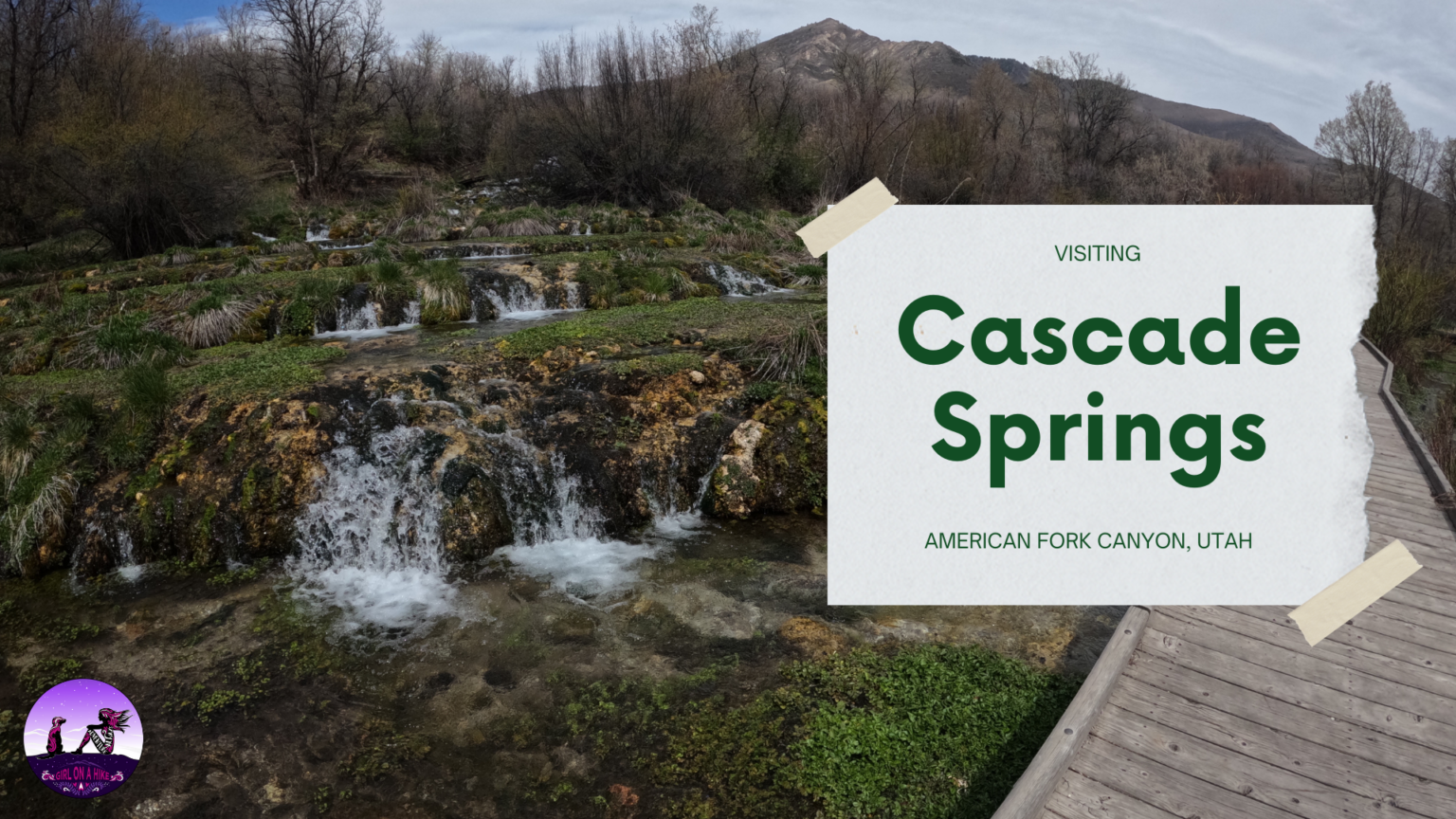 Visiting Cascade Springs, American Fork Canyon - Girl on a Hike
