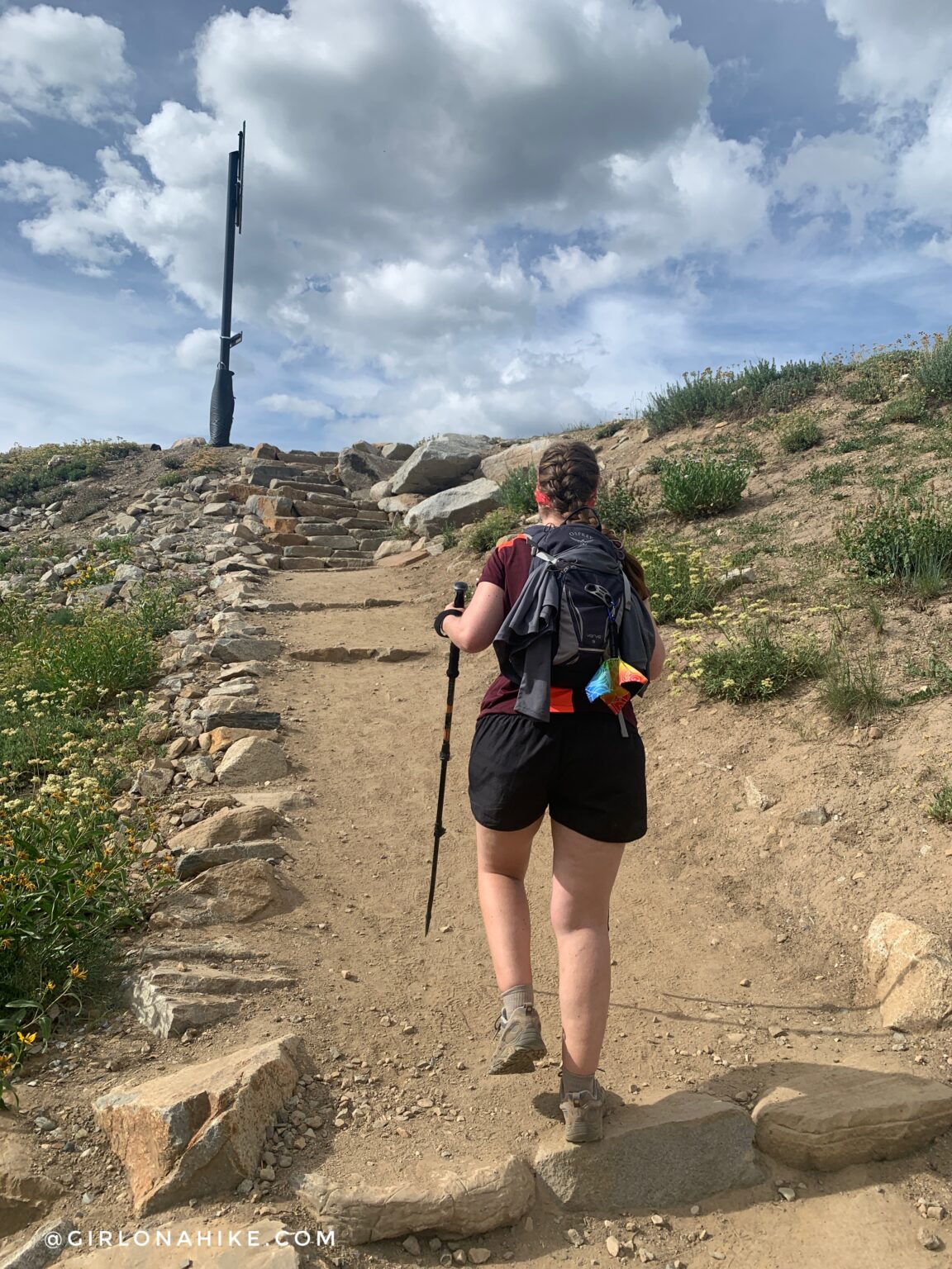 Hiking to Hiking Sunset Peak via Catherine Pass - Girl on a Hike