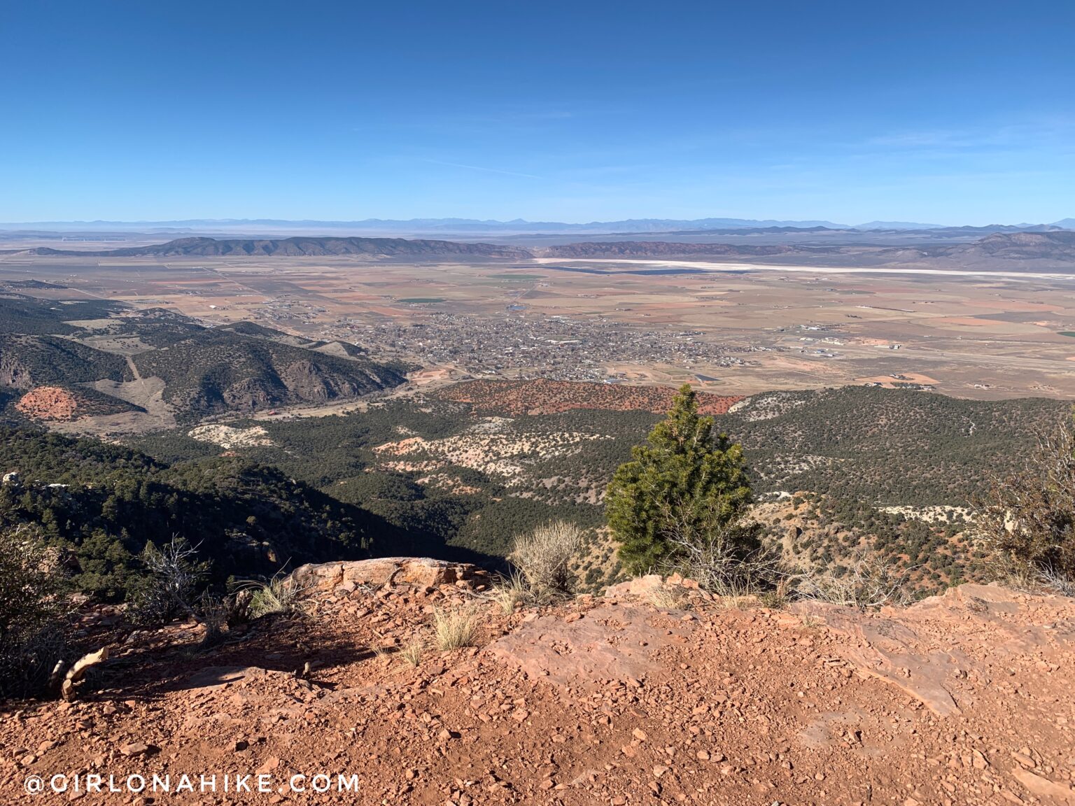Hiking to Valentine Peak, Parowan, Utah - Girl on a Hike