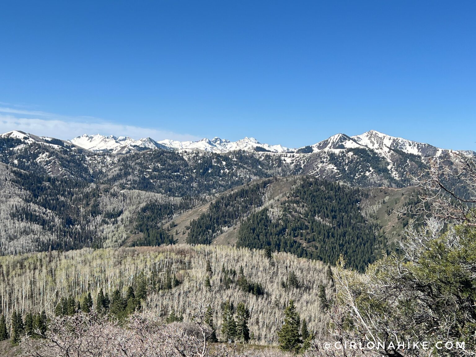 Hiking to Summit Park Peak - Girl on a Hike