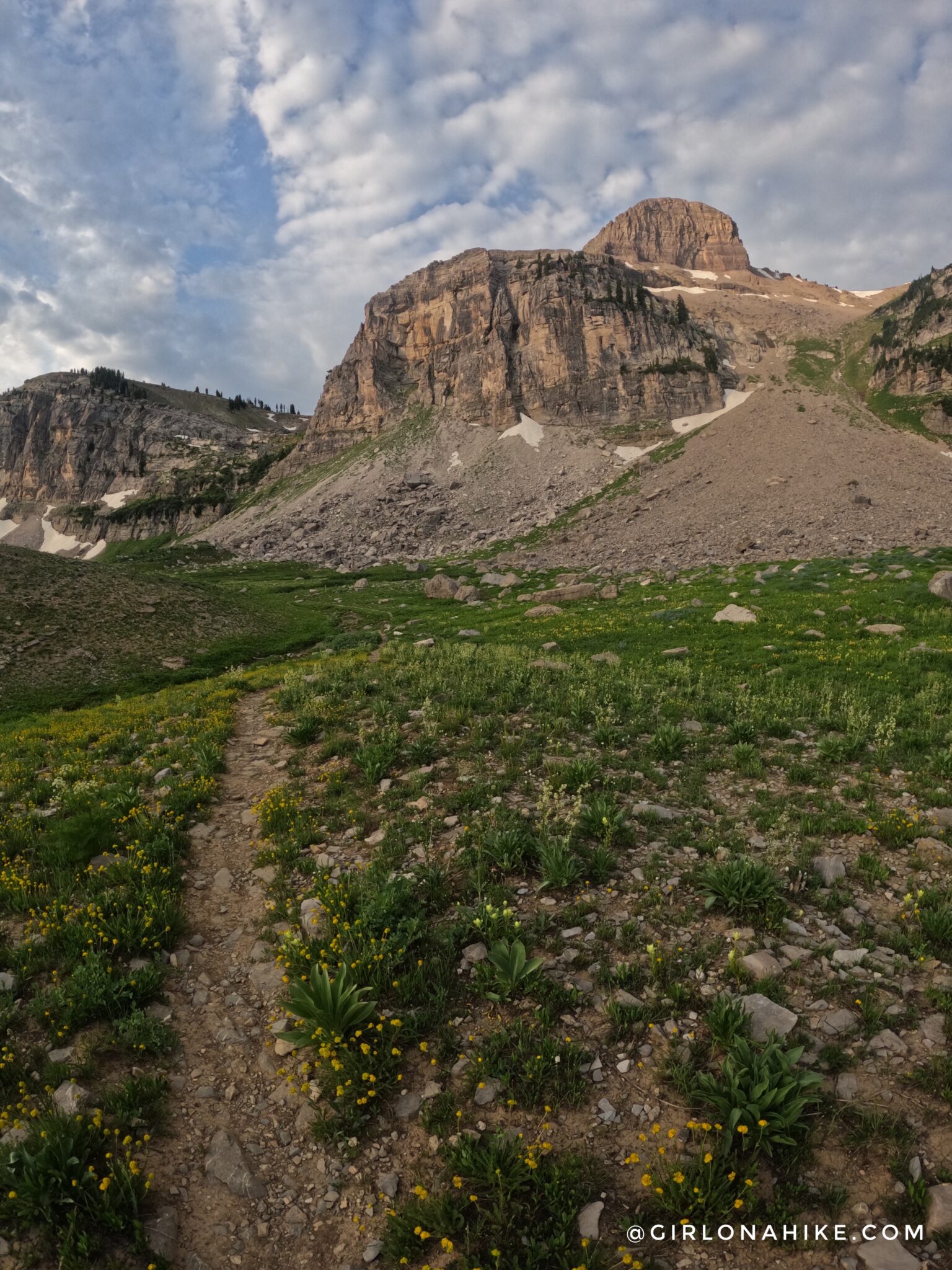 Hiking Alaska Basin, Wyoming - Girl on a Hike